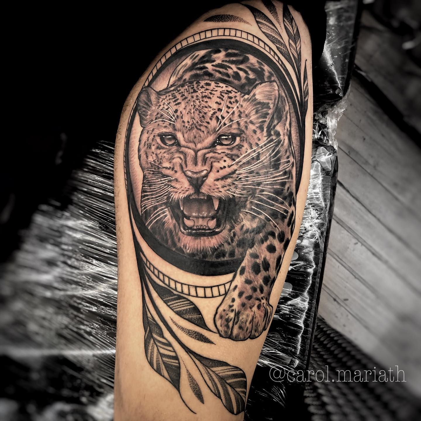 Tatuagem Geometrica De Tigre